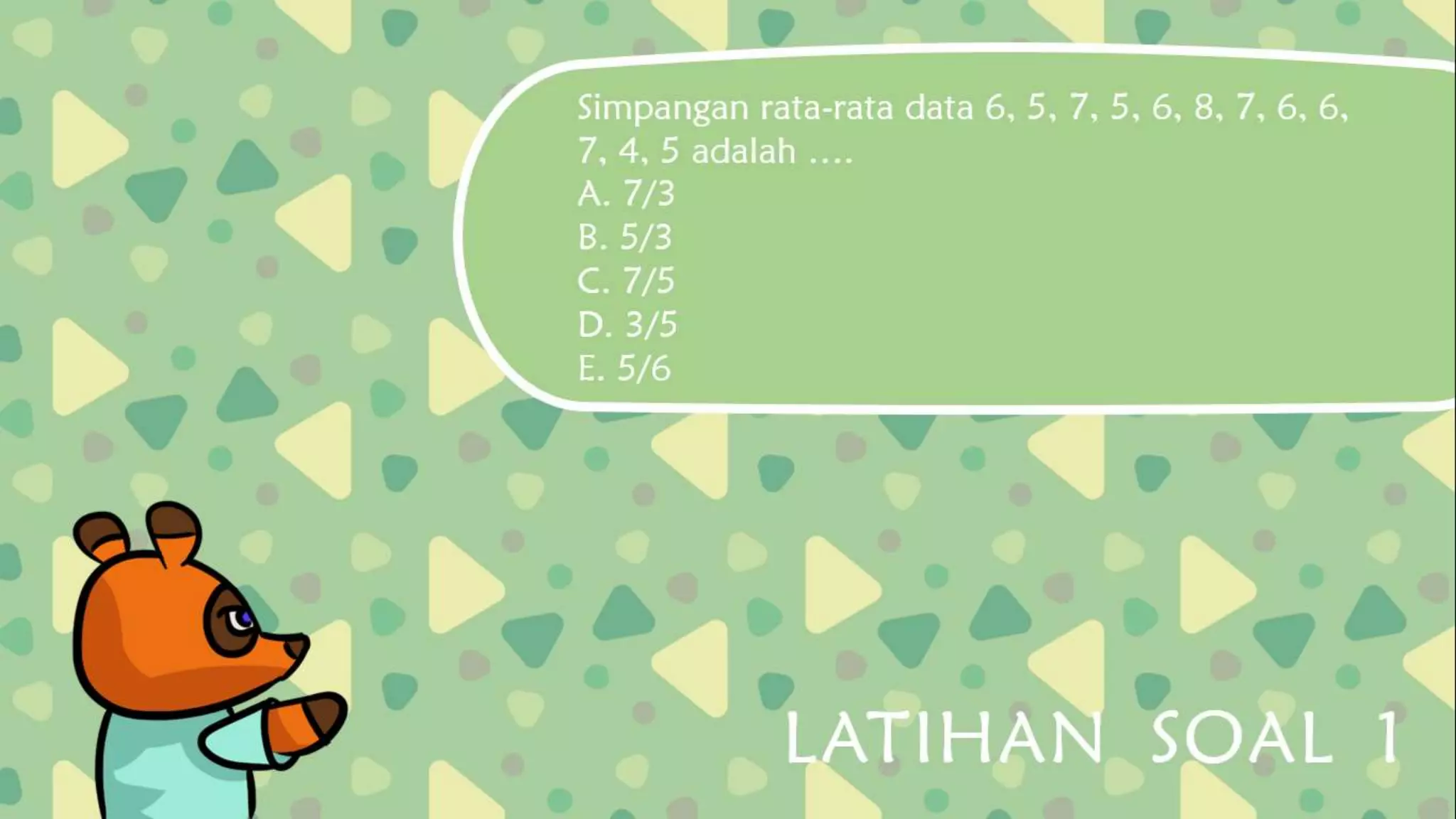 Rataan Simpangan - Ukuran Penyebaran Data (Matematika Kelas 12) | PPT