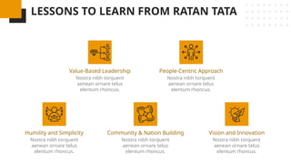 MR RATAN TATA'S life animated powerpoint | PPTX