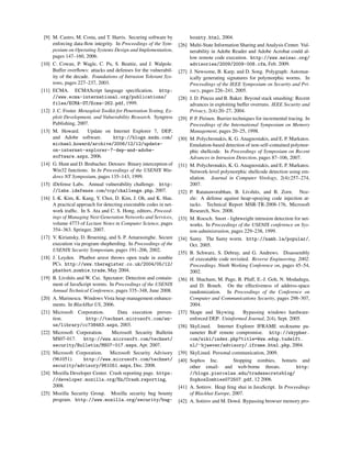 NOZZLE: A Defense Against Heap-spraying Code Injection Attacks | PDF ...
