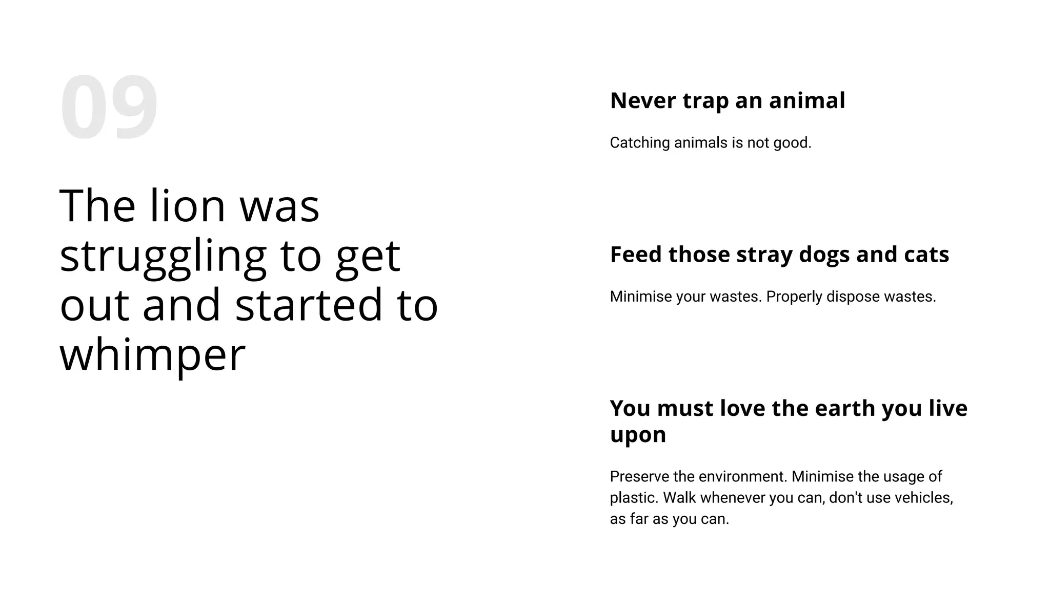 Rat and lion story | PPTX