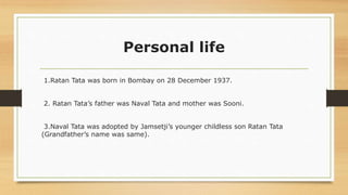 Ratan naval tata | PPTX