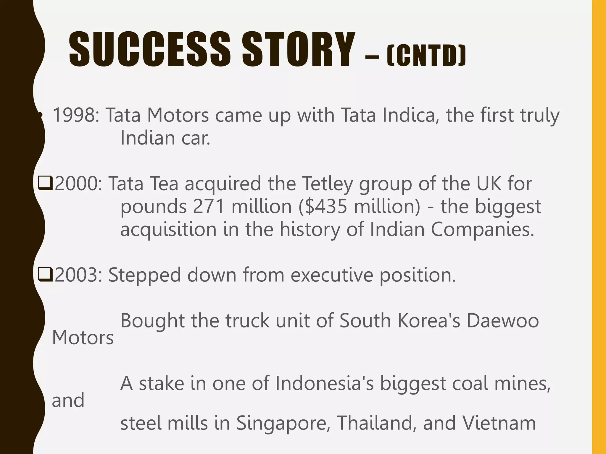 RATAN TATA.pptx leandership ppt | PPT