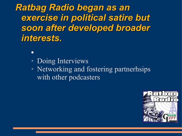 Ratbag Radio Network | PPT
