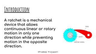 Ratchet and Pawl Mechanism | PDF