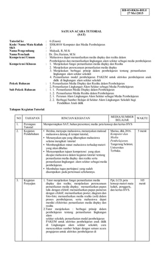 Rat dan sat komputer dan media pembelajaran | DOCX