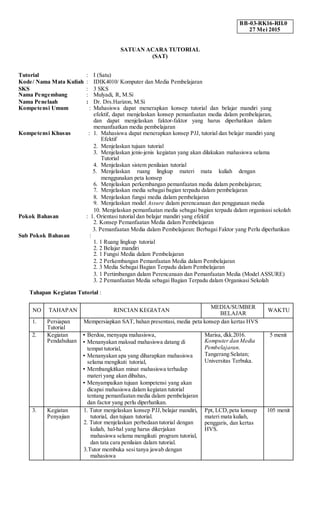 Rat dan sat komputer dan media pembelajaran | DOCX