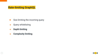 Rate Limiting GQLs Using Depth and Complexity Analysis | PDF