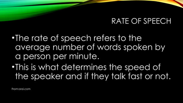 Rate-of-speech.pptx communication skills | PPT