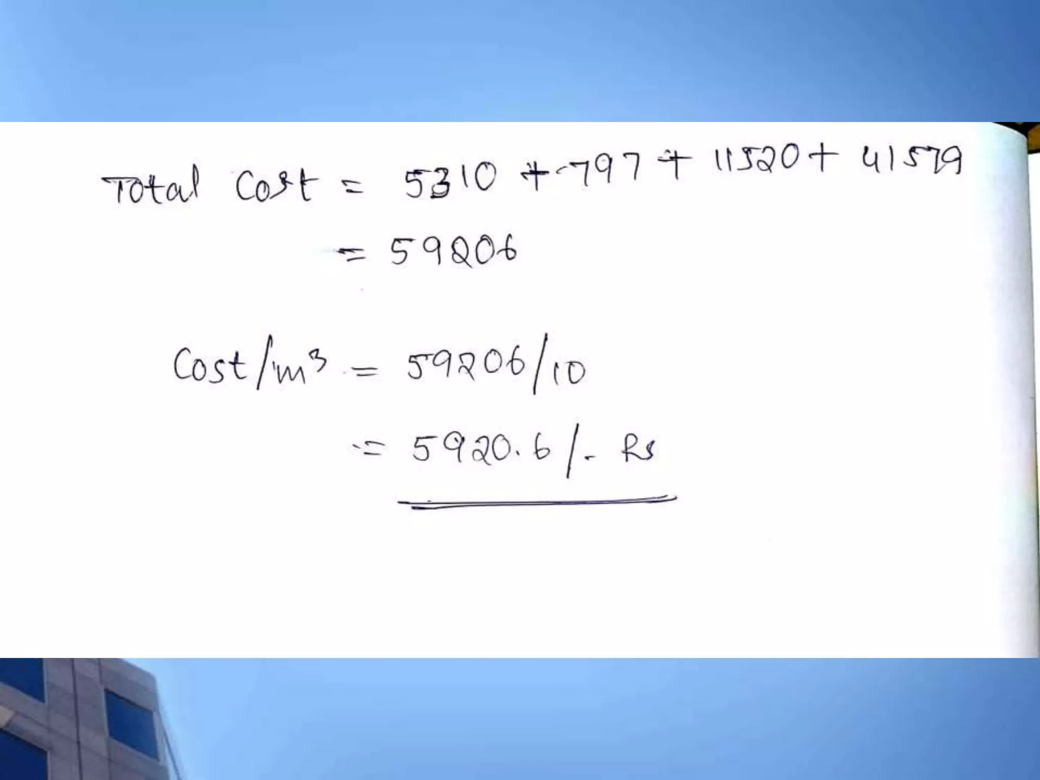 Rate analysis of CONCRETE | PPTX