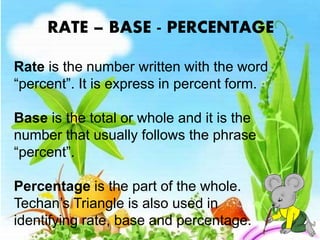 Rate, Base and Presentation | PPTX