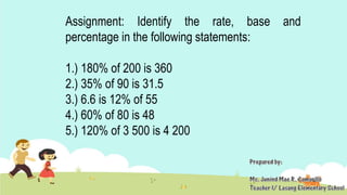 Rate base percentage | PPTX