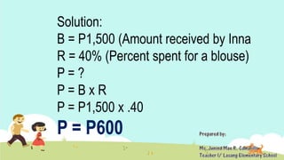 Rate base percentage | PPTX