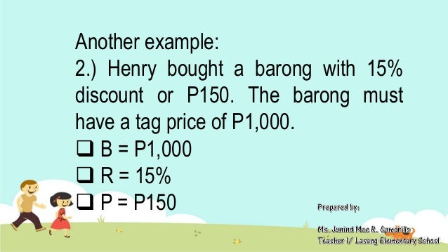 Rate base percentage