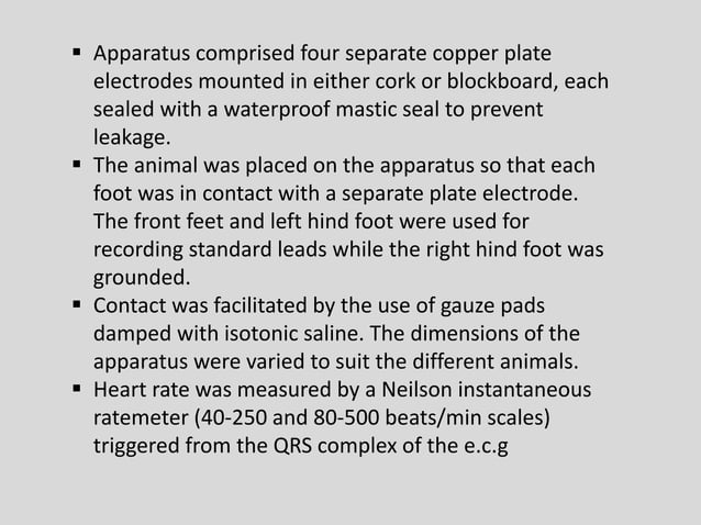 Recording of Rat ECG, BP and heart rate | PPTX | Heart and ...