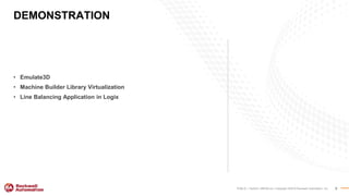 RA TechED - DE10 - Simulation and Optimization of Lines using RAPID ...