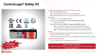 RA TechED 2019 - SS08 - What's New and Coming Soon in Safety Automation ...