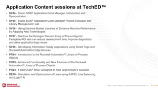 RA TechED 2019 - SY08 - Developing Information Ready Applications using ...