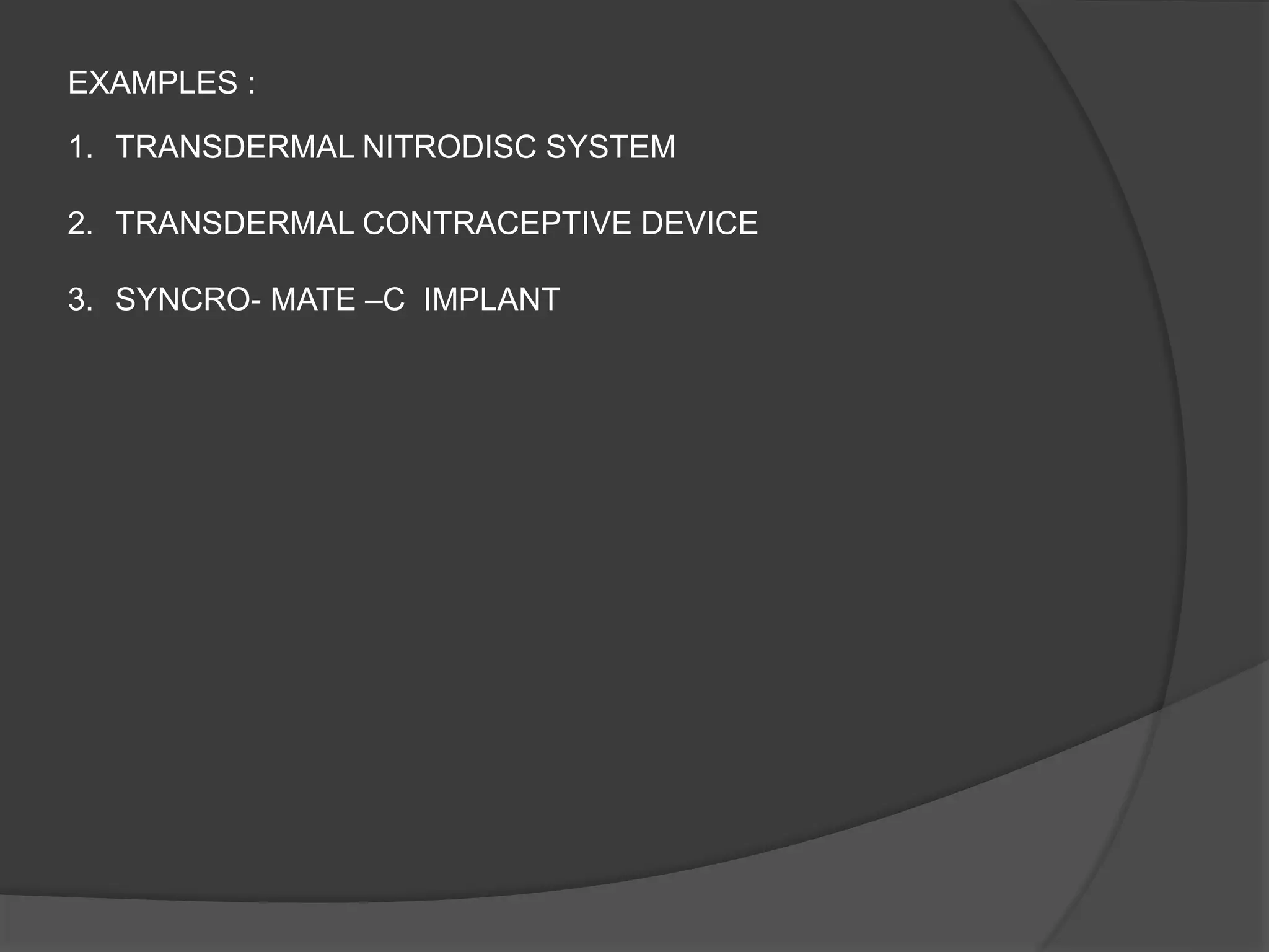 Rate controlled drug delivery system | PPTX