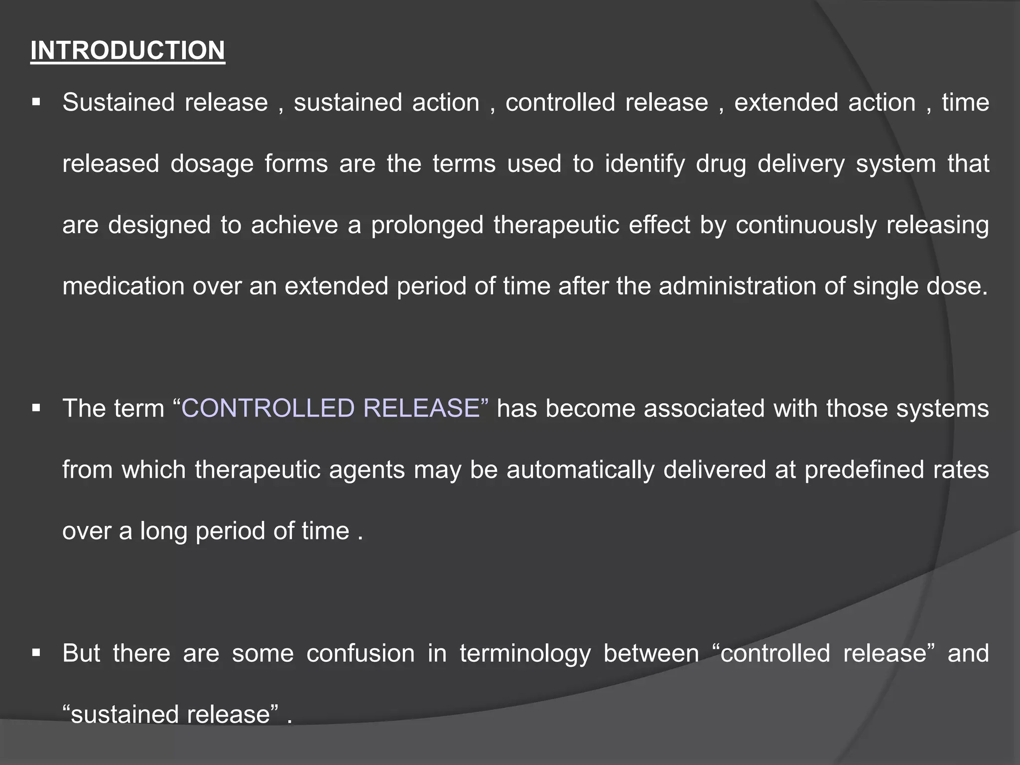Rate controlled drug delivery system | PPTX
