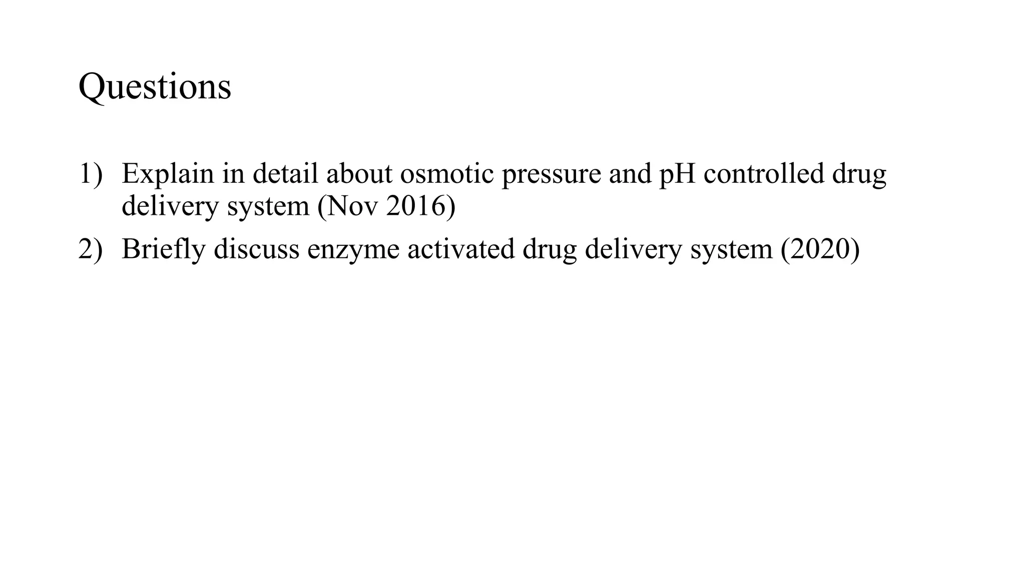 activation modulated drug delivery system drug delivery system | PPTX