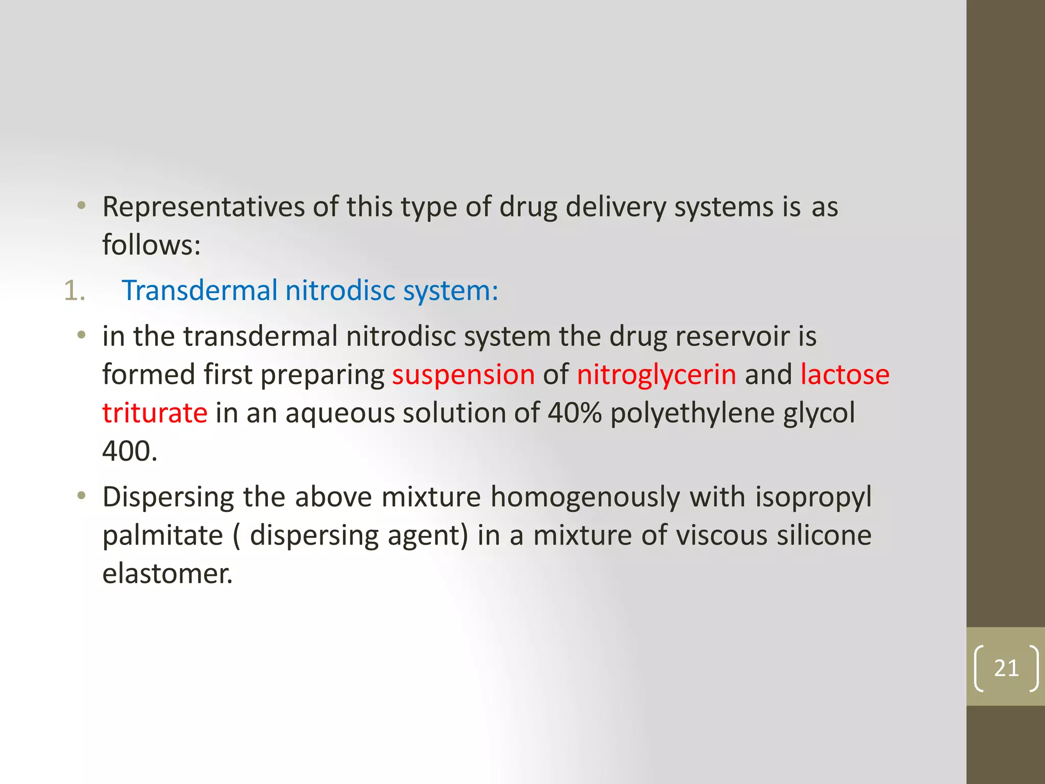 Rate controlled drug delivery systems | PPTX