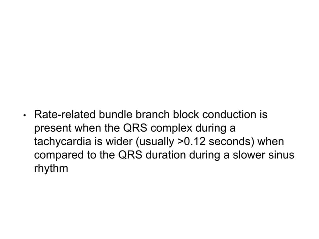 Rate dependent Bundle Branch Block | PPTX | Heart and Cardiovascular ...