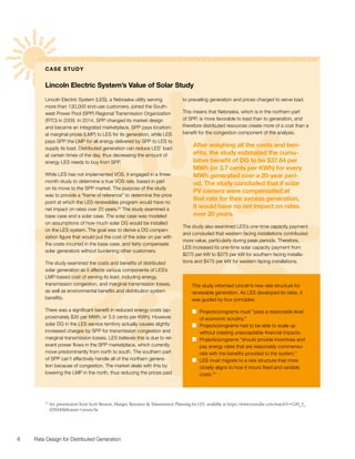 Rate Design for Distributed Generation - NET METERING ALTERNATIVES | PDF