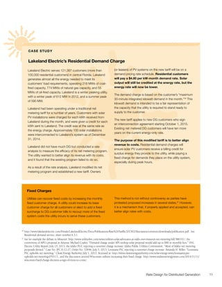 Rate Design for Distributed Generation - NET METERING ALTERNATIVES | PDF