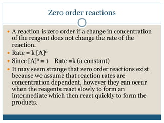 Rate equations | PPTX
