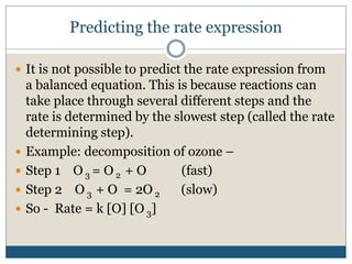 Rate equations | PPTX