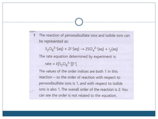 Rate equations | PPTX