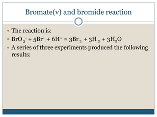 Rate equations | PPTX