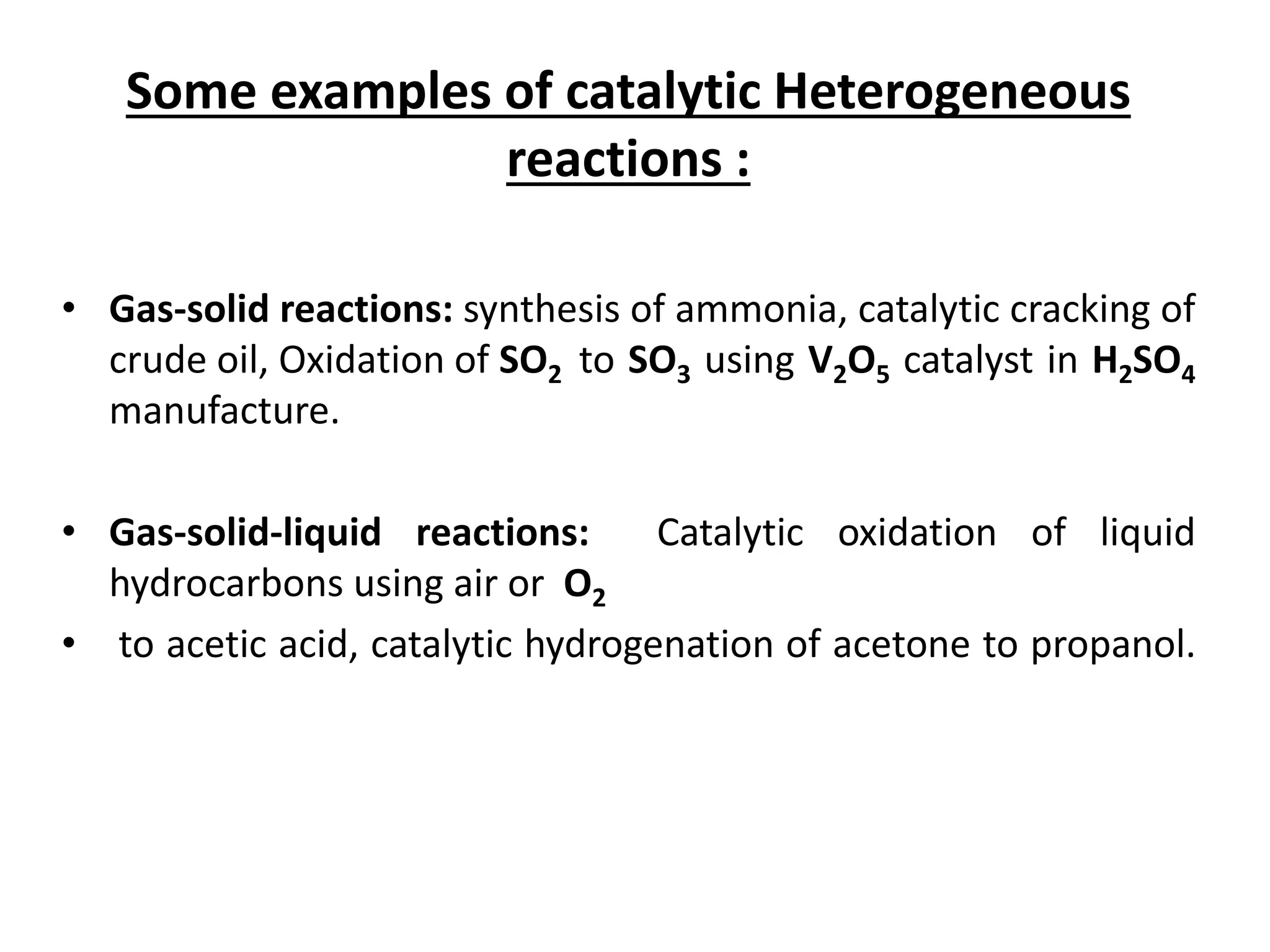 Rate equations for heterogeneous reactions combining linear and ...