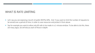 Rate limiting | PPTX
