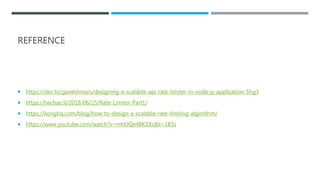 Rate limiting | PPTX