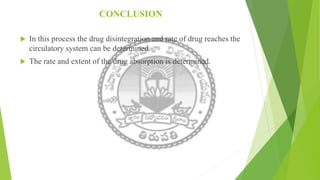 Rate limiting steps in drug absorption [autosaved] | PPTX