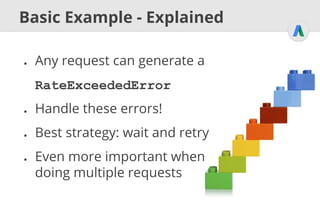 Rate limits and Performance | PPT