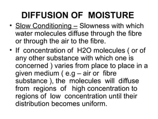 Rate of absorption of moisture | PPT