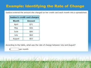 Rate of change graphs (day 1) | PPTX