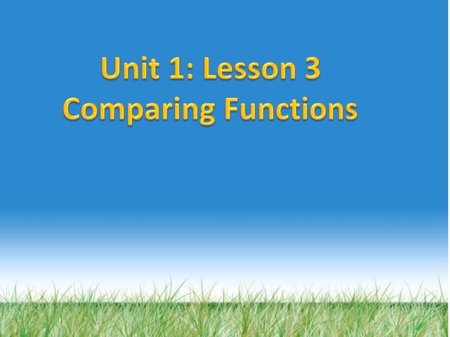 Rate of change tables, points, and equations | PPT