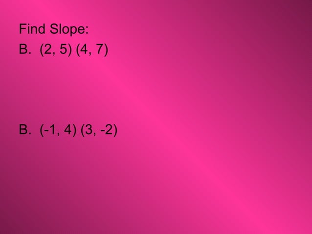 Rate of change and slope | PPT | Science