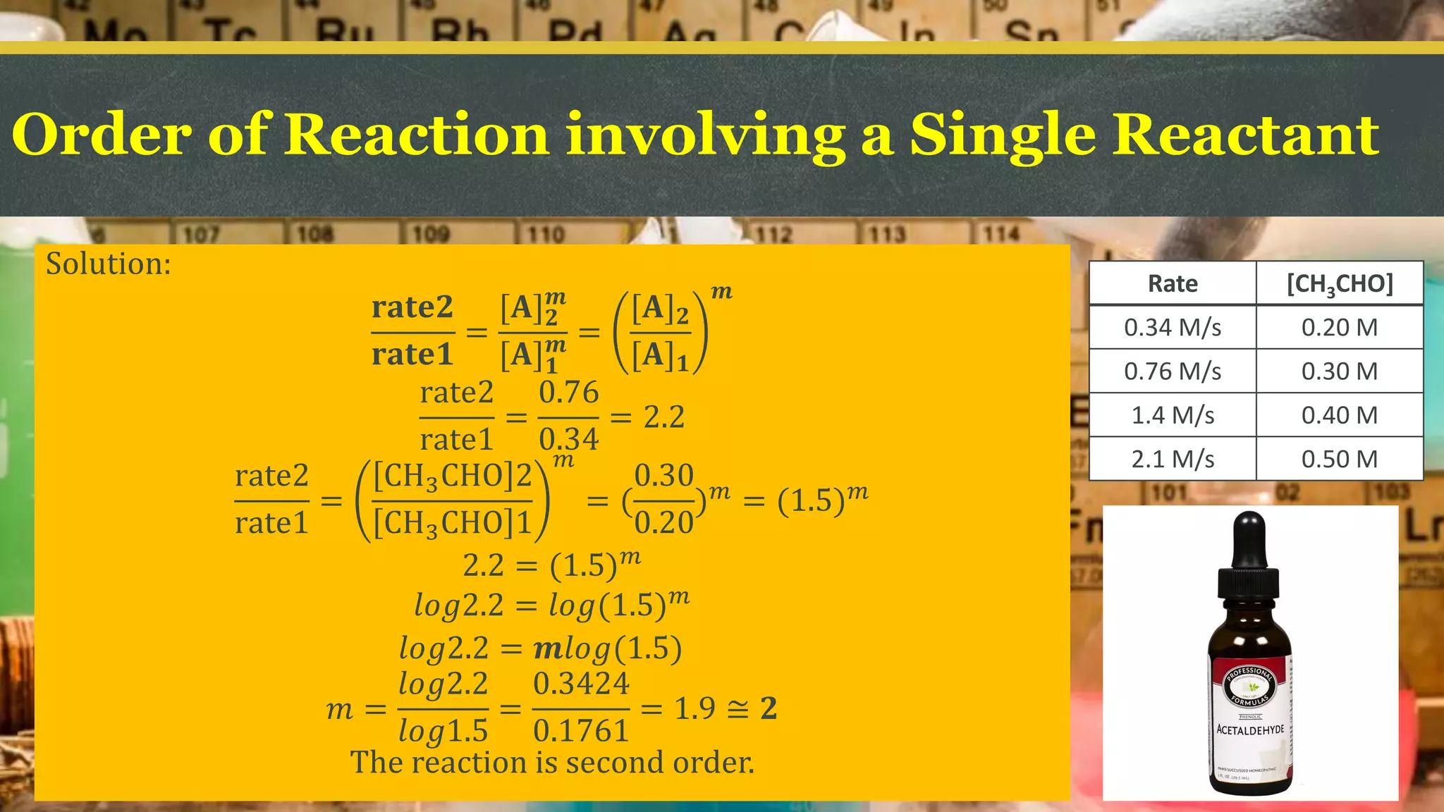 Rate of chemical reaction | PPT