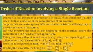 Rate of chemical reaction | PDF