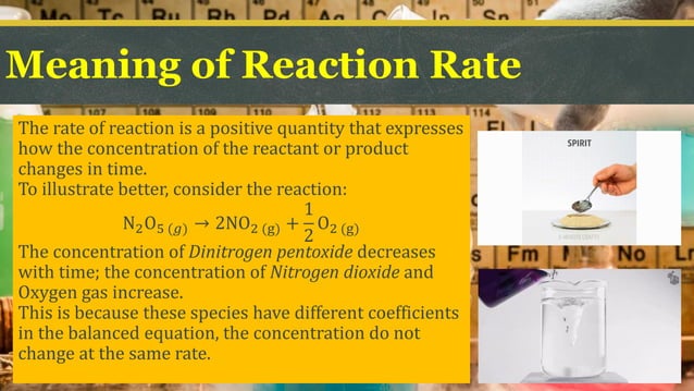 Rate of chemical reaction | PPT