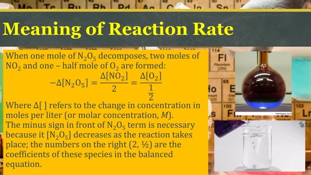 Rate of chemical reaction | PPT