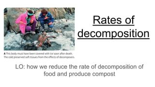 Rate of decomposition | PPT