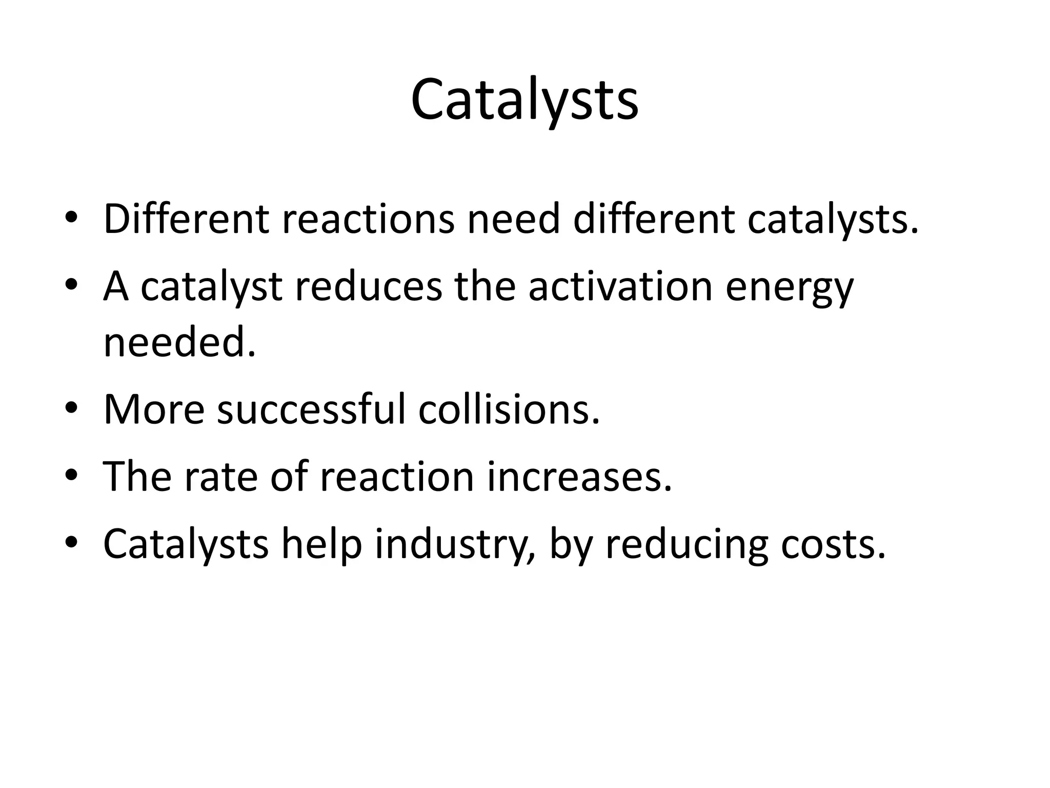 Rates of reaction, Chemistry GCSE | PPTX