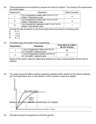 Rate of reaction diagnostic | PDF