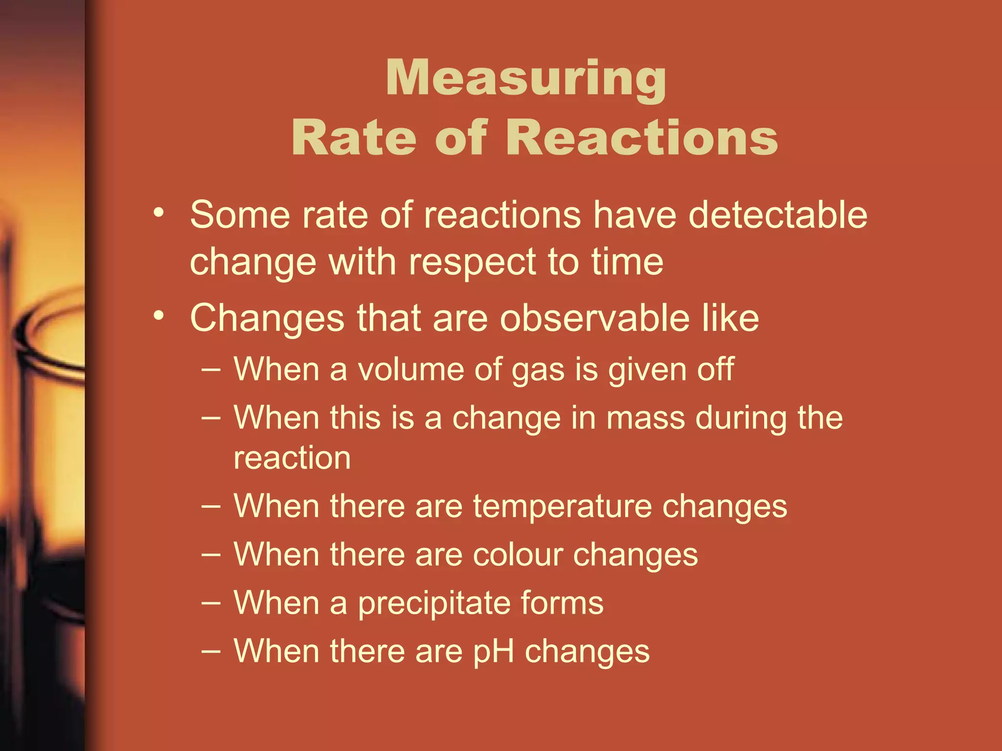 Rate Of Reactions | PPT