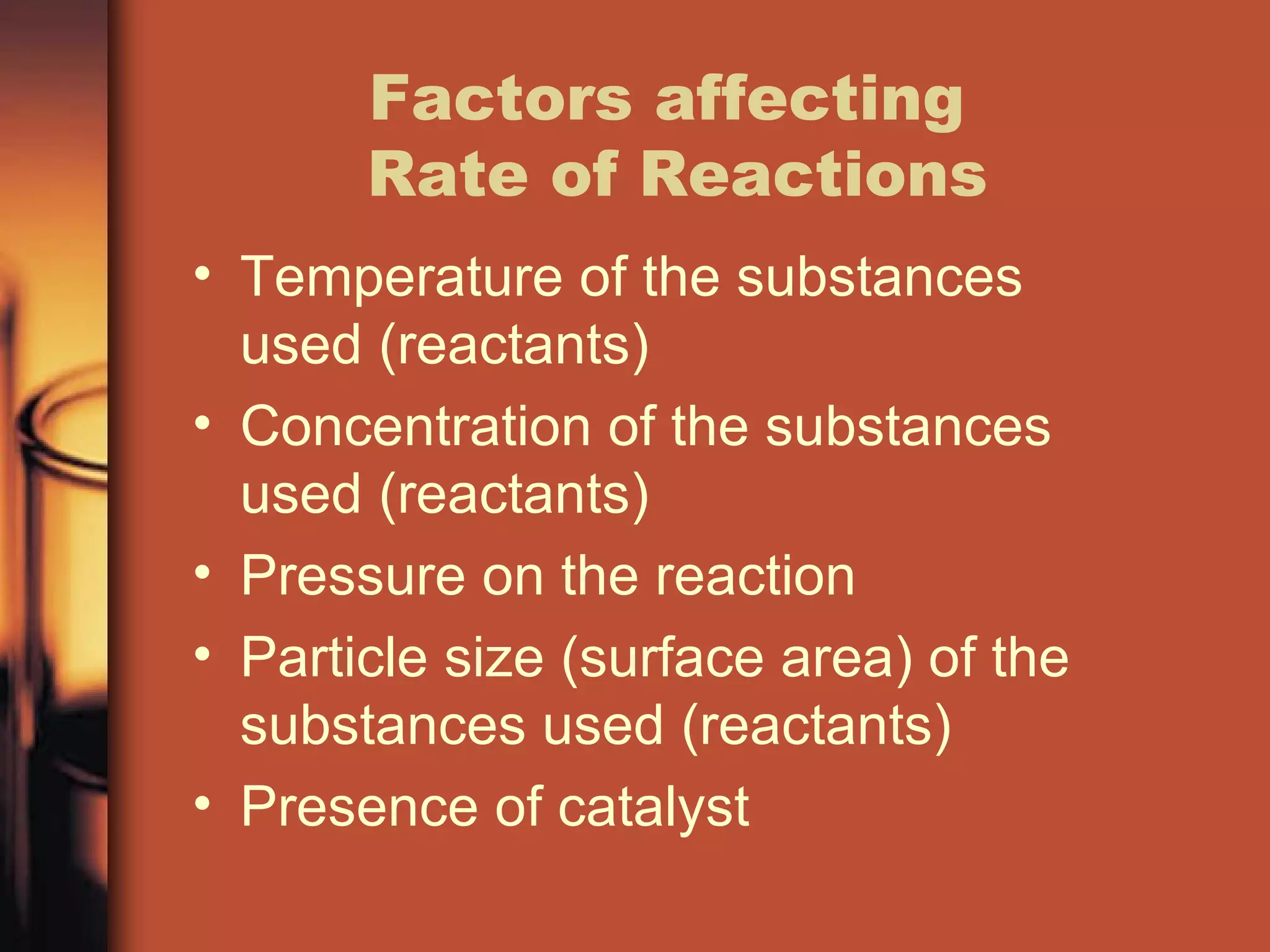 Rate Of Reactions | PPT